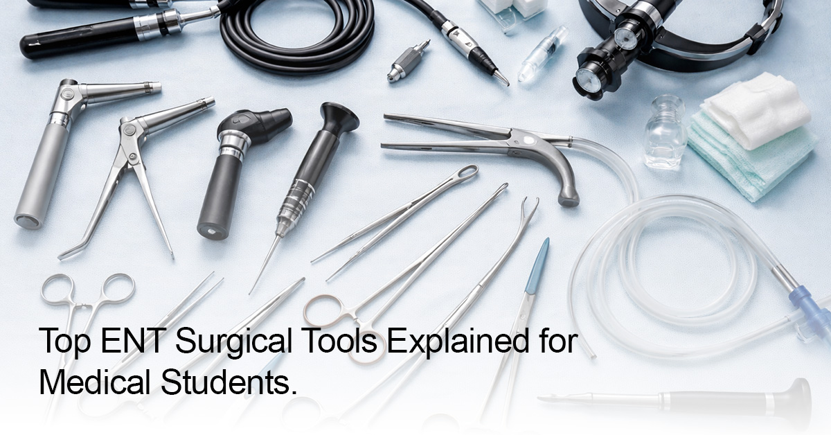 Top ENT Surgical Tools Explained for Medical Students